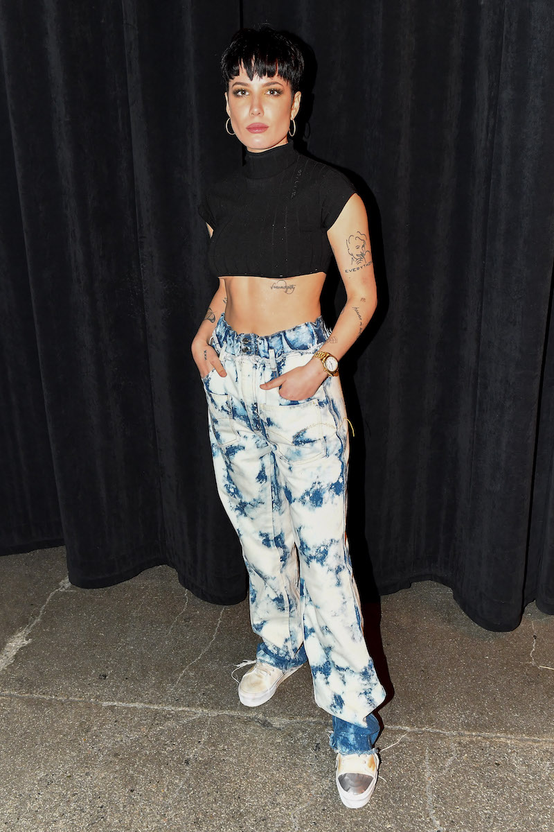 Halsey in Bathing Suit Top is "Happy 2 Be Home" — Celebwell