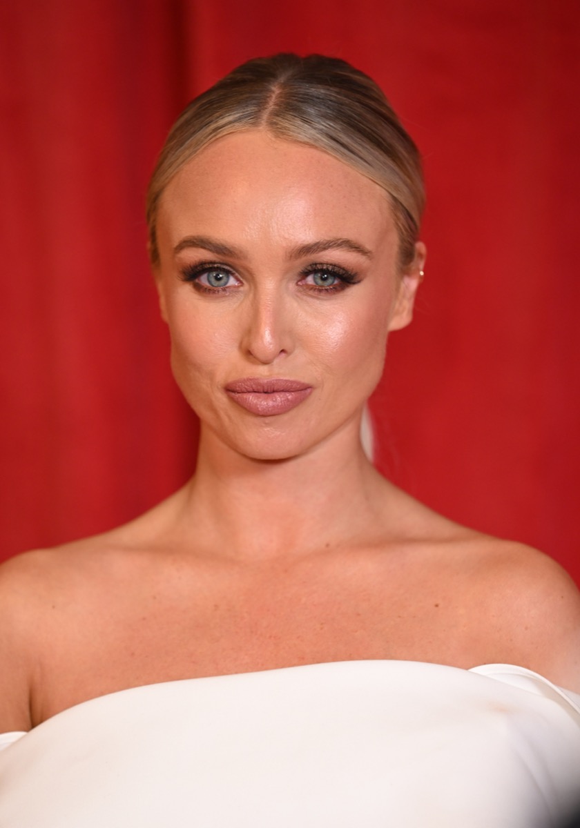 Jorgie Porter in Bathing Suit Has Photoshoot in Pool — Celebwell