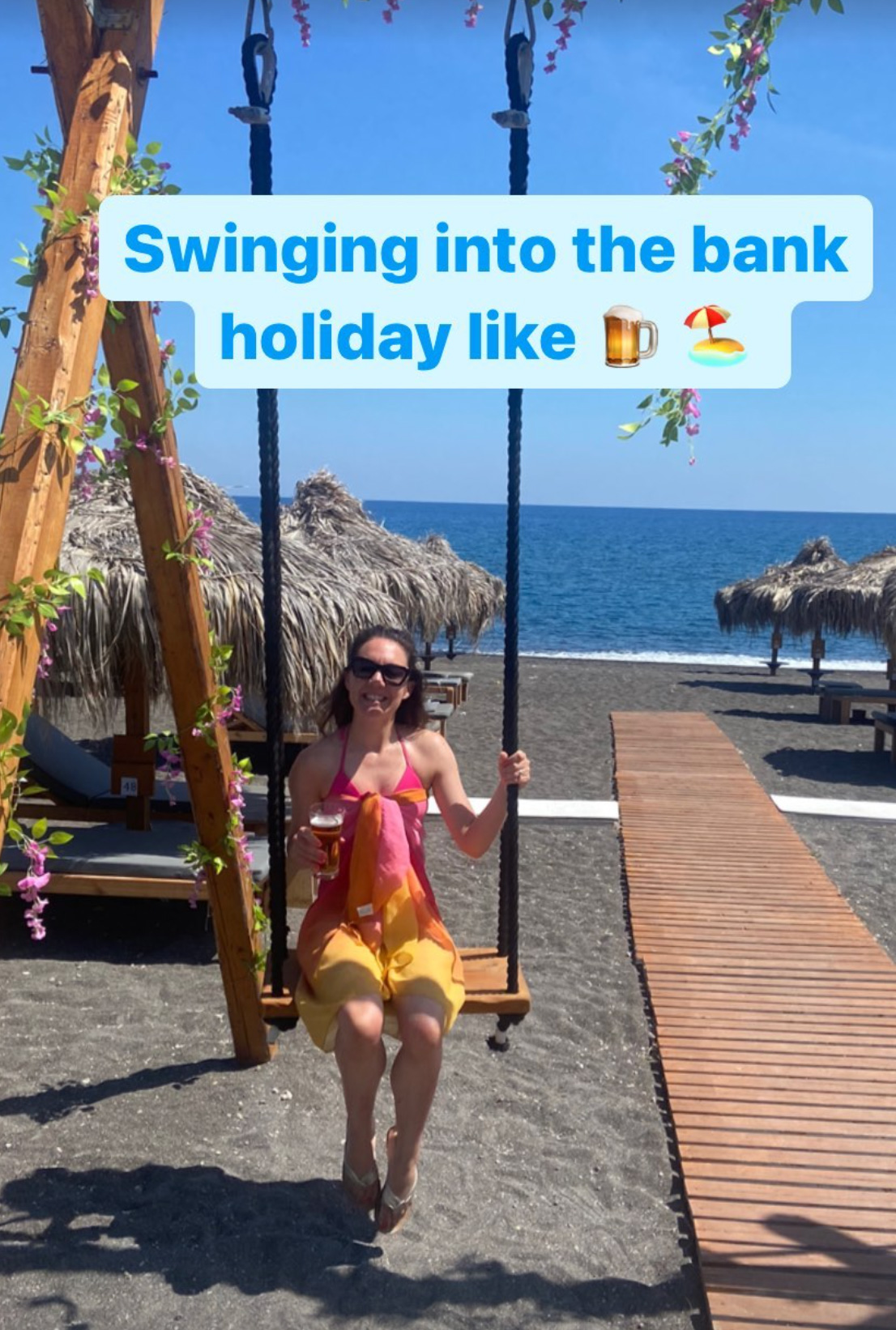 Laura Tobin in Bathing Suit is "Working on the Tan" — Celebwell