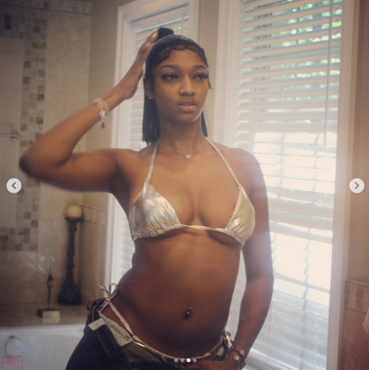 Angel Reese Shares Swimsuit Photo Saying "I'm the Catch" — Celebwell