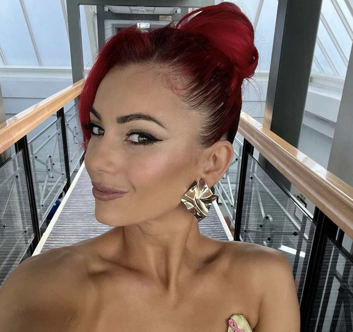 Dianne Buswell Shows Off Her Legs, Says "There She Goes" — Celebwell