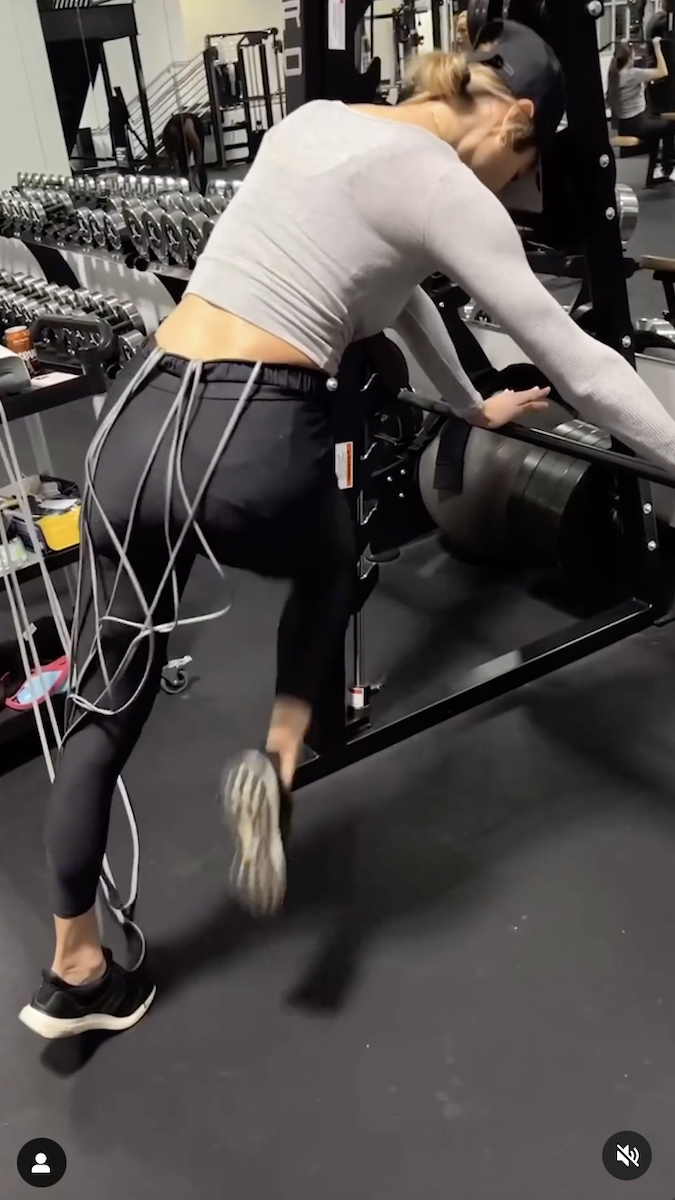 Stacy Keibler in Two-Piece Workout Gear Says "Get Ready to Feel the Burn"