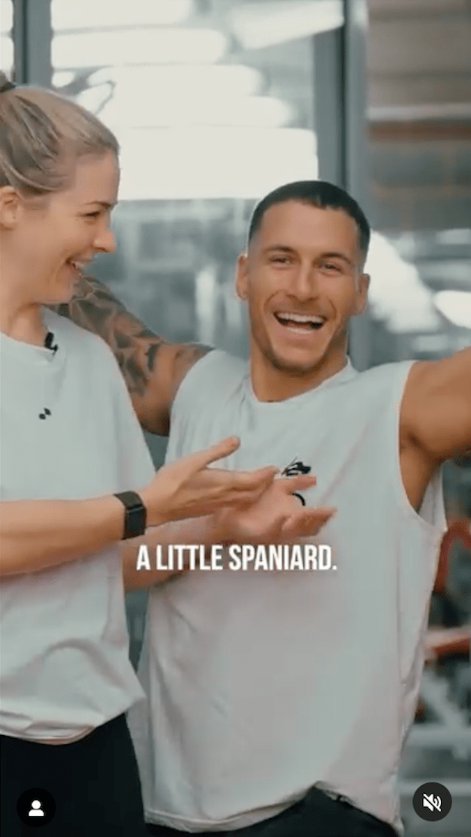 Gemma Atkinson in Workout Gear Does Intense Workout With a Special Guest