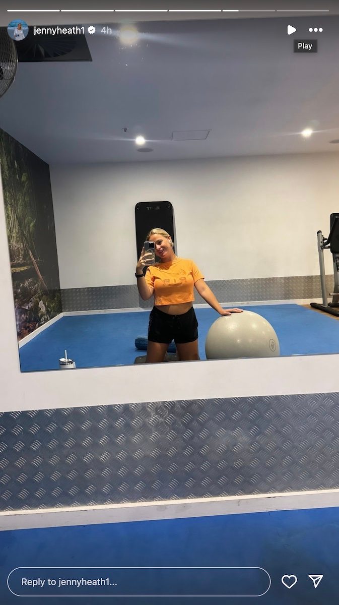 The Block's Jenny Heath in Workout Gear Shares Mirror Selfies After ...