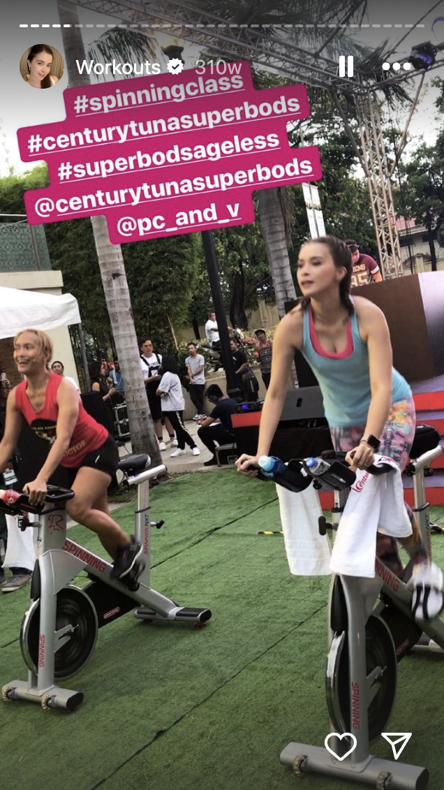 Sunshine Cruz in Workout Gear Boxes as "My Kind of Cardio"
