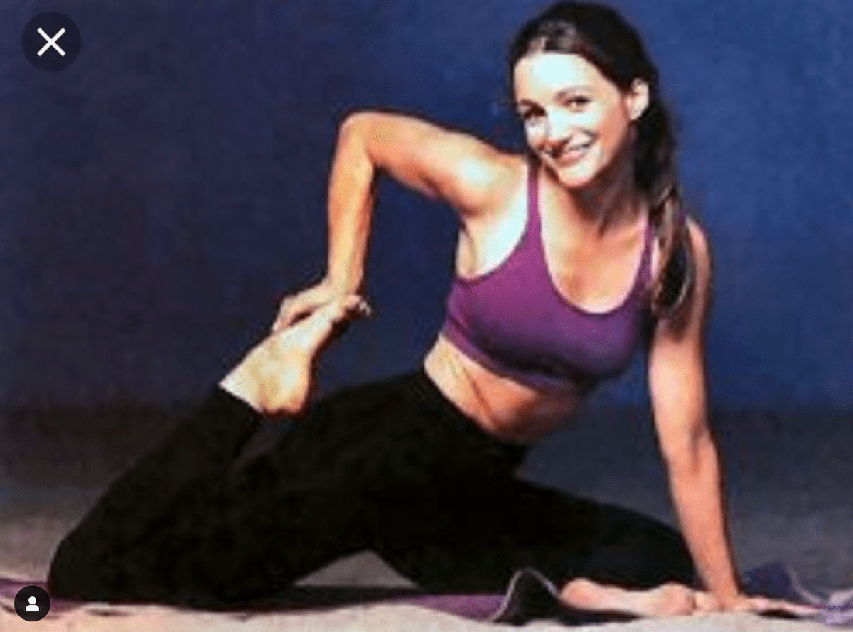 Kristin Davis in Workout Gear on Trampoline Says “Does This Count As a ...