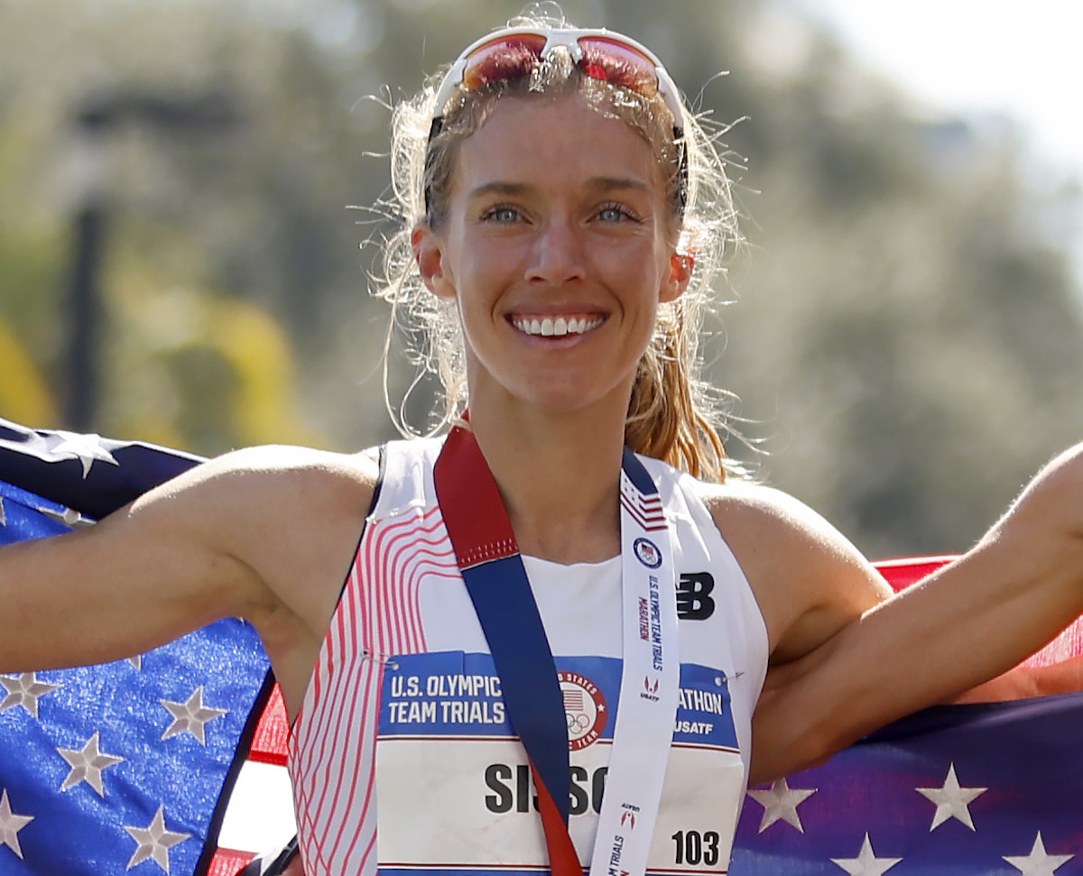 Olympic Runner Emily Sisson In Workout Gear Shares Training Routine