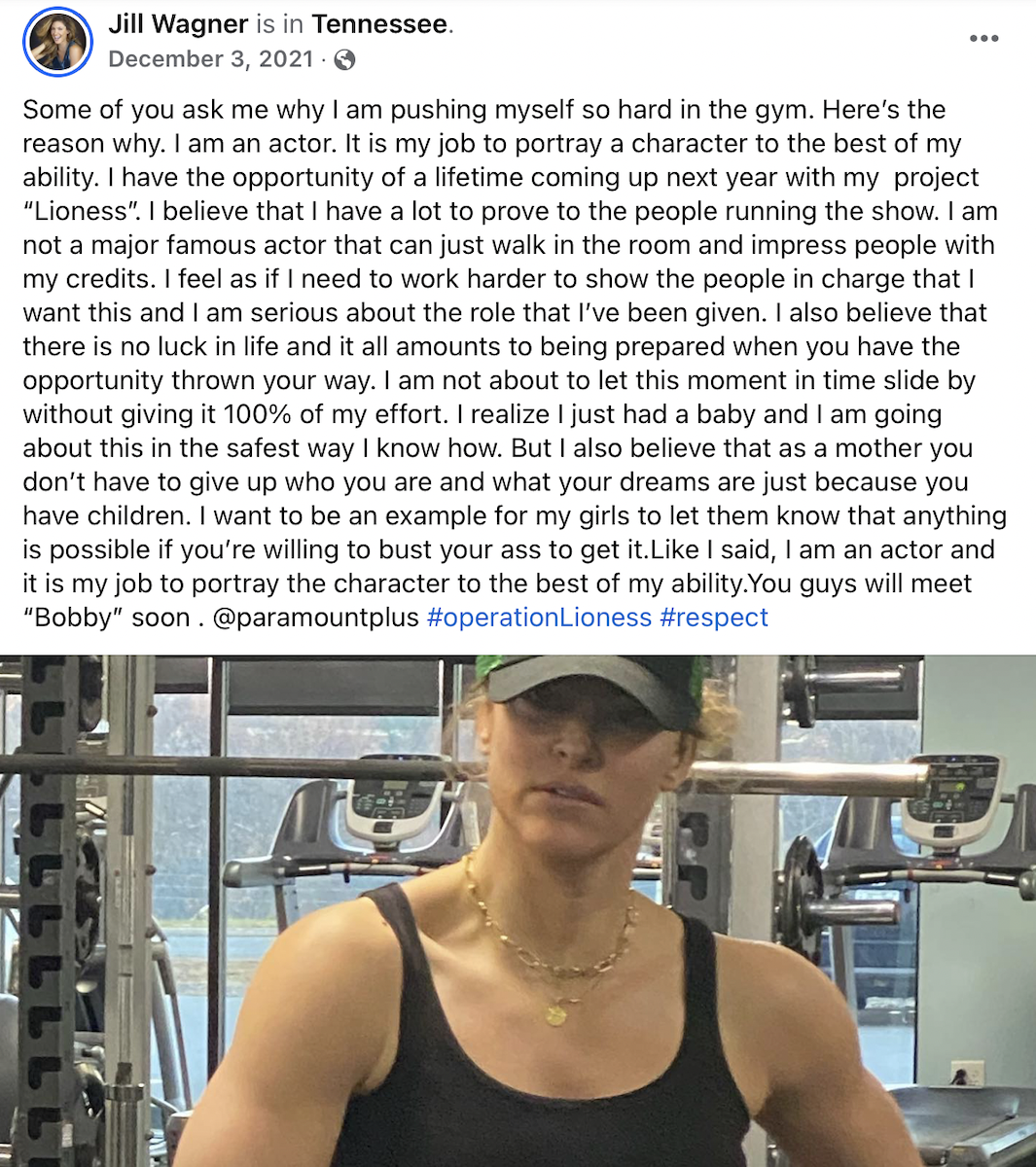 Jill Wagner in Workout Gear "Stays Strong" — Celebwell