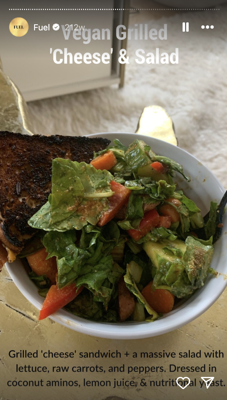 Robin Arzón in Two-Piece Workout Gear Says "Watch Yourself Soar"