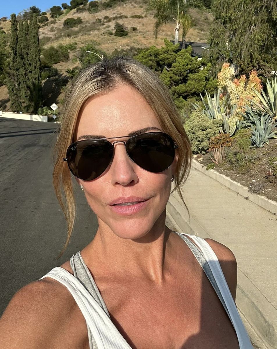 Two and a Half Men Star Tricia Helfer in Workout Gear is in "My Happy ...