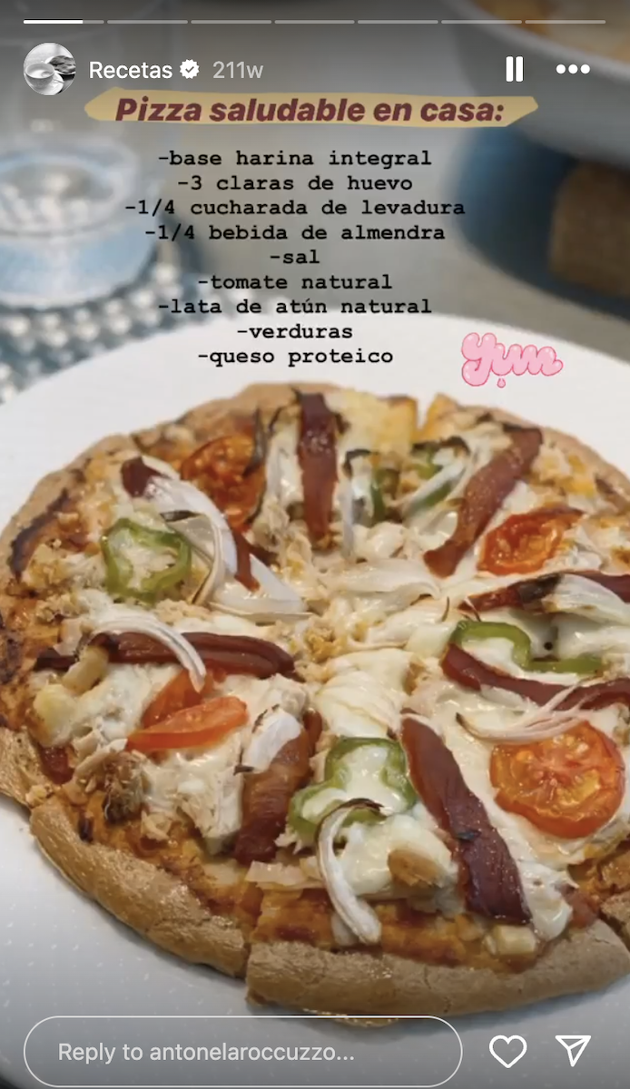 Antonela Roccuzzo in Two-Piece Workout Gear Shares Exercises — Celebwell