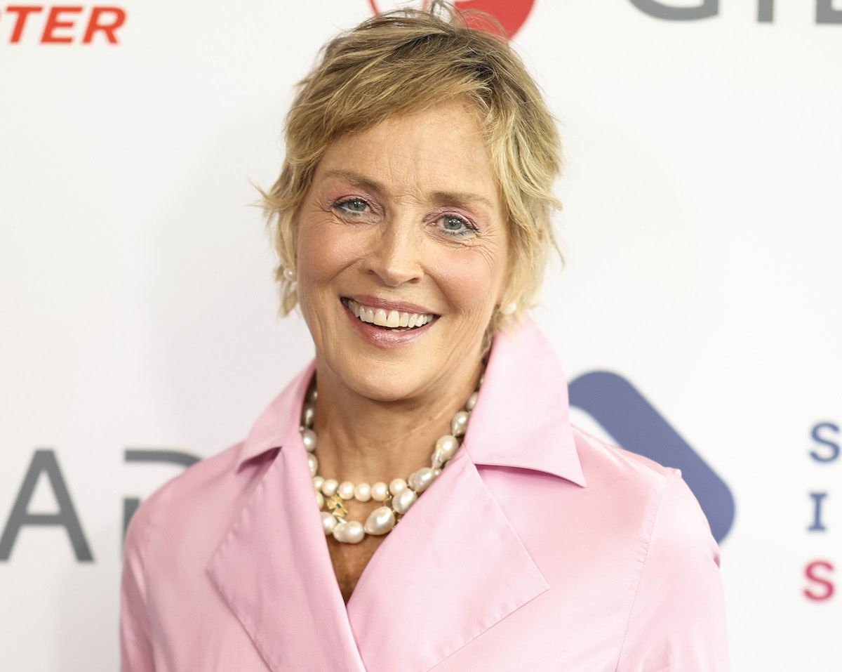 Sharon Stone in Two-Piece Workout Gear Looks "Gorgeous as Always”