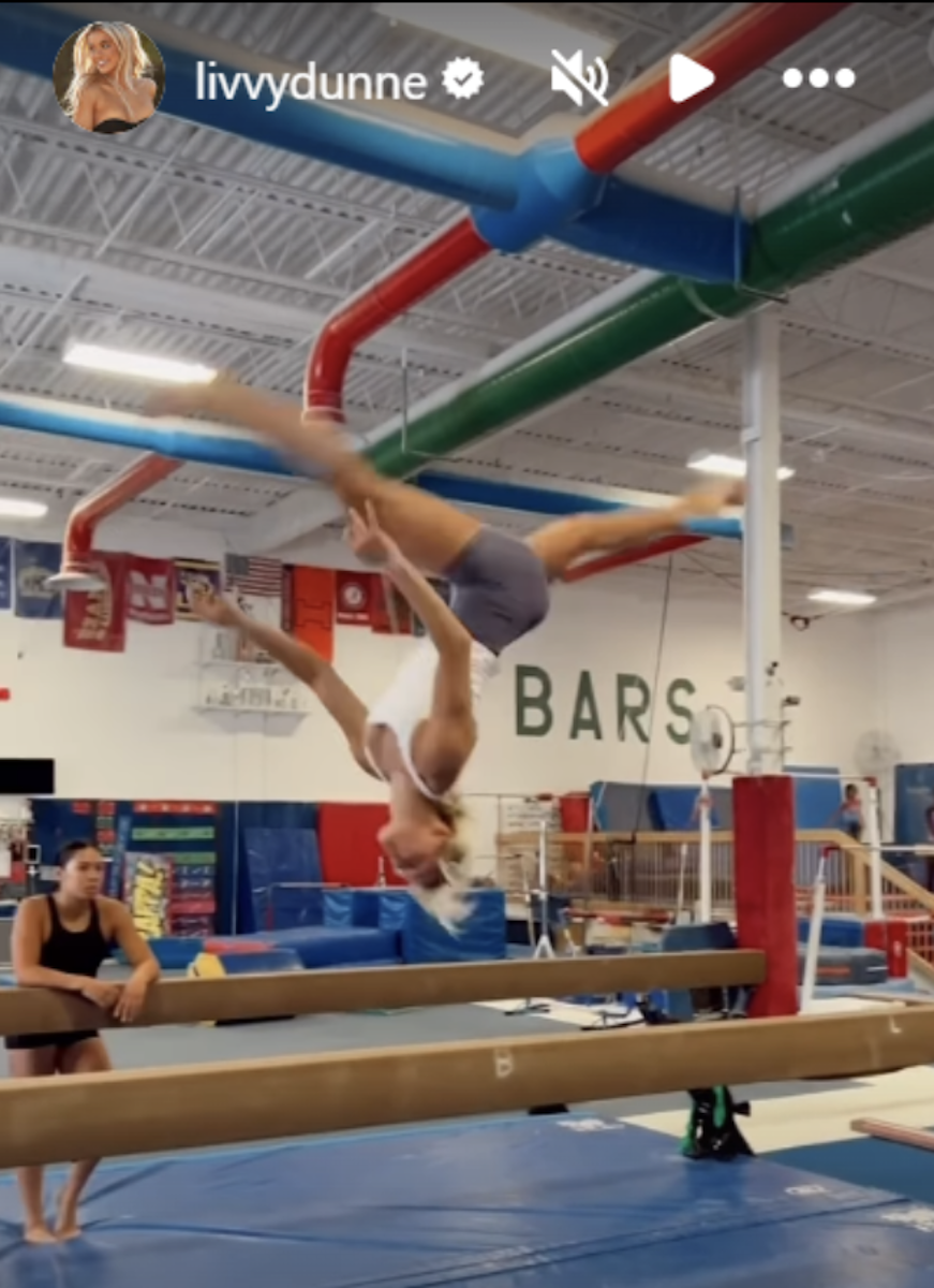Livvy Dunne in Two-Piece Workout Gear Has Some "Summer Fun"