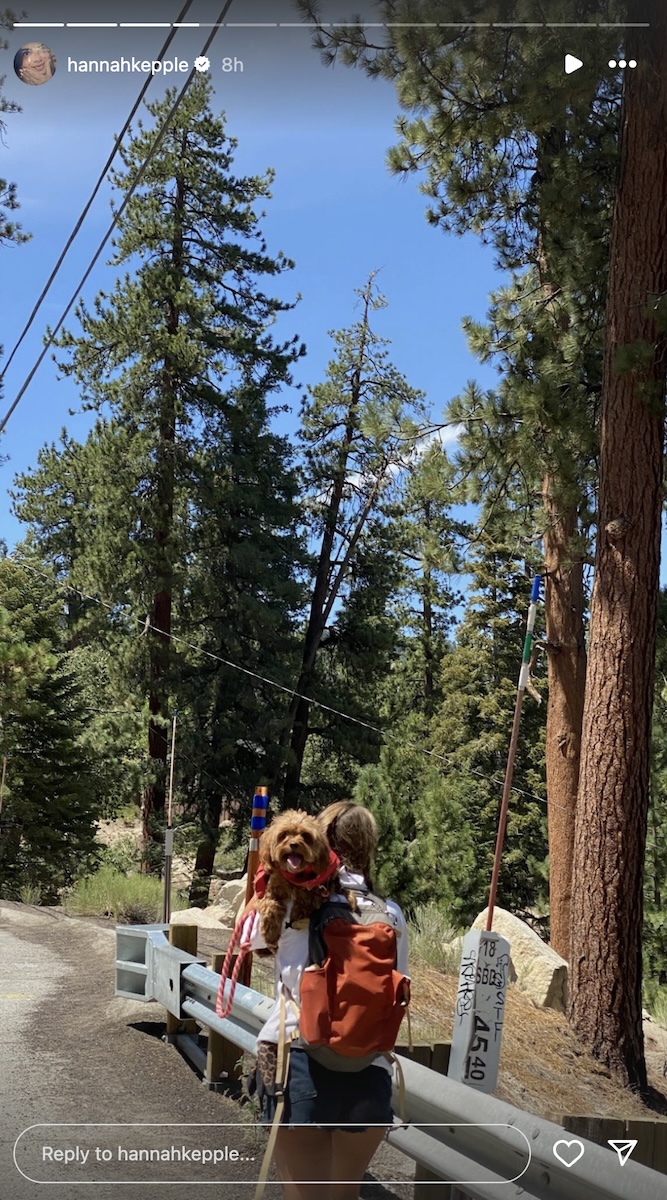 Cobra Kai’s Hannah Kepple in Two-Piece Workout Gear Goes Hiking With ...