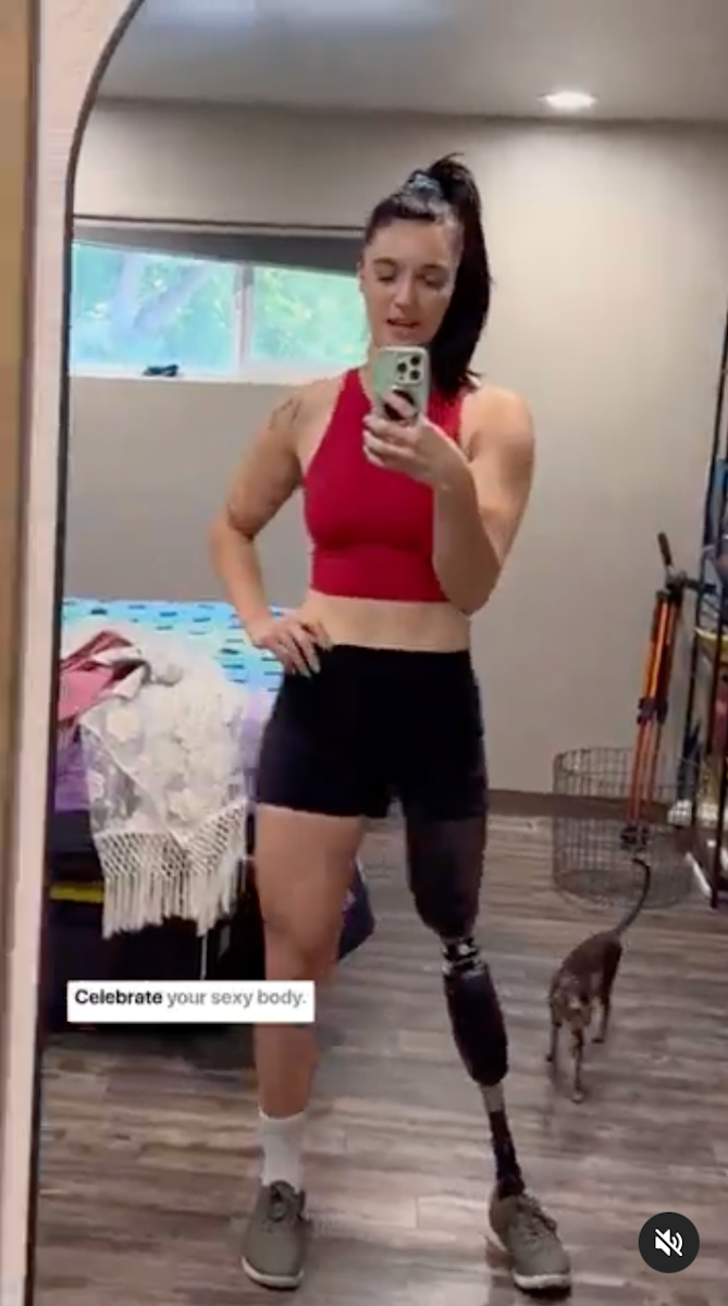 Snowboarding Sensation Brenna Huckaby in Workout Gear Is “Celebrating ...