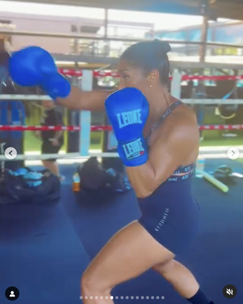 WBFF Champion Gal Yates in Two-Piece Workout Gear Shares "Best Parts of ...