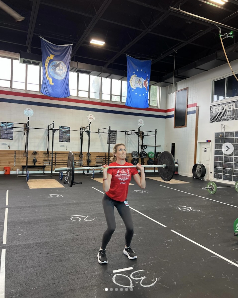 WWE Host Megan Morant in Two-Piece Workout Gear Says "Today Was a Good Day"