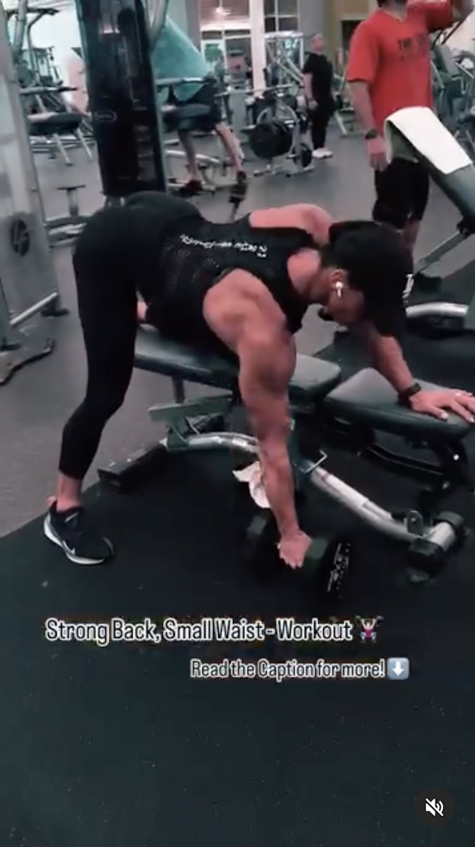 Bodybuilder Cindy Landolt in Two-Piece Workout Gear Says "Learn How to ...