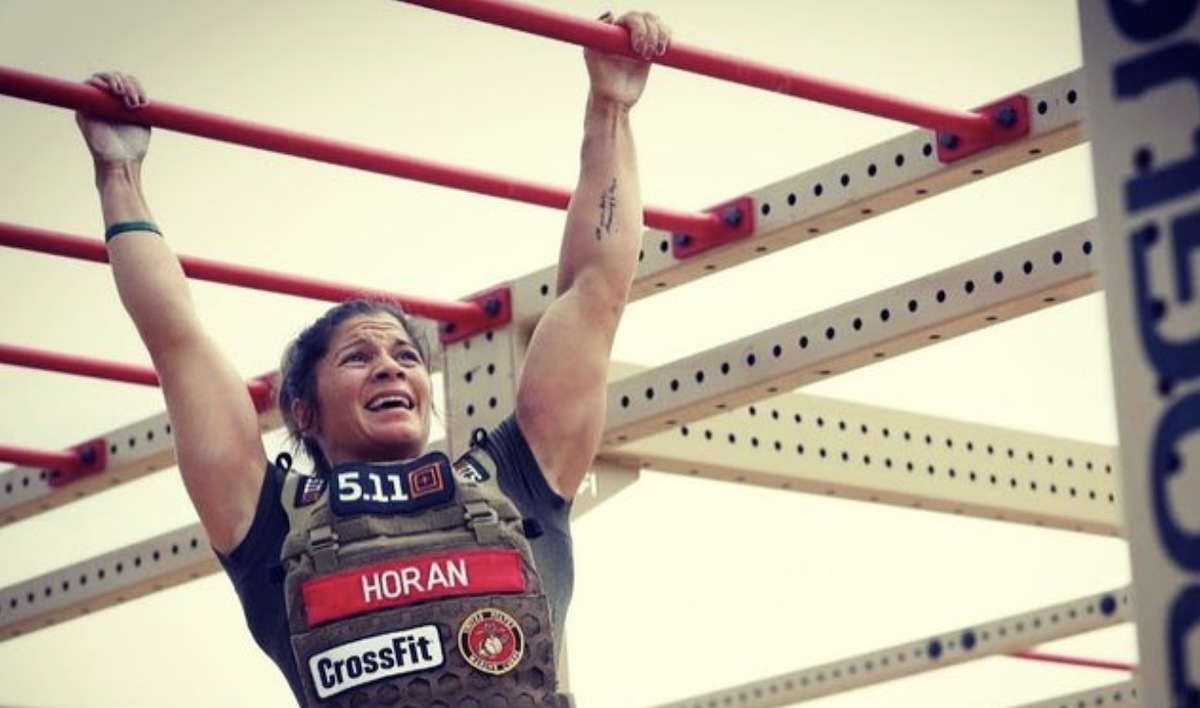 Dani Horan in Two-Piece Workout Gear Says "Move Your Body"