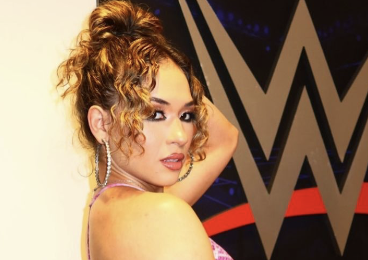 WWE's Lola Vice in Two-Piece Workout Gear Says "LFG"