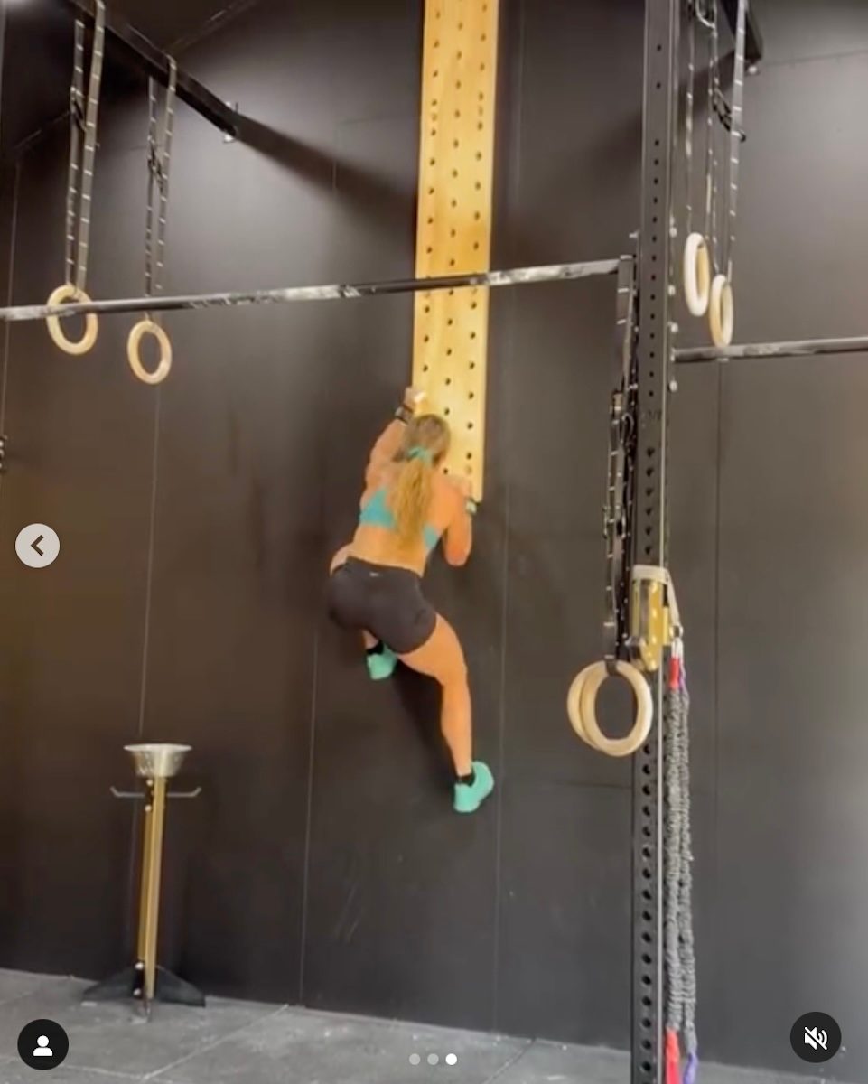 CrossFit Athlete Madeline Sturt in Two-Piece Workout Gear is "the GOAT"