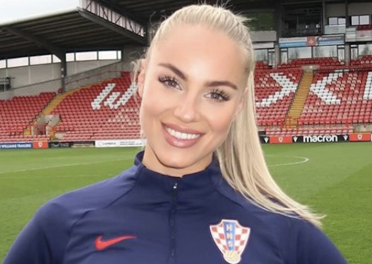 Soccer Stunner Ana Maria Marković in Two-Piece Workout Gear Shares ...