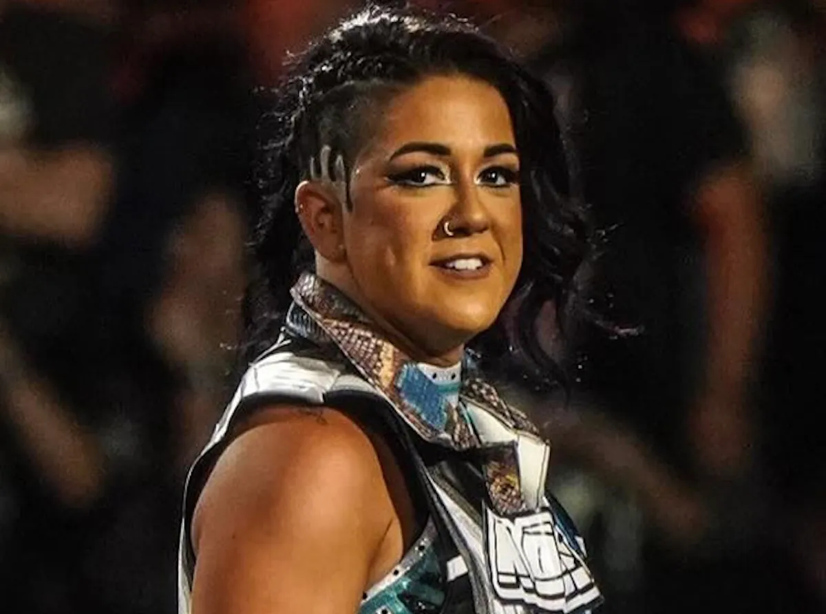 WWE's Bayley in Two-Piece Workout Gear Shares a Special Selfie
