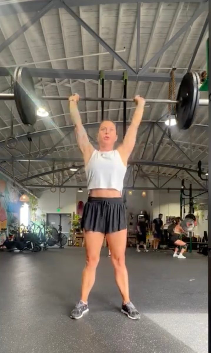 Fitness Influencer Christmas Abbott in Two-Piece Workout Gear Says ...