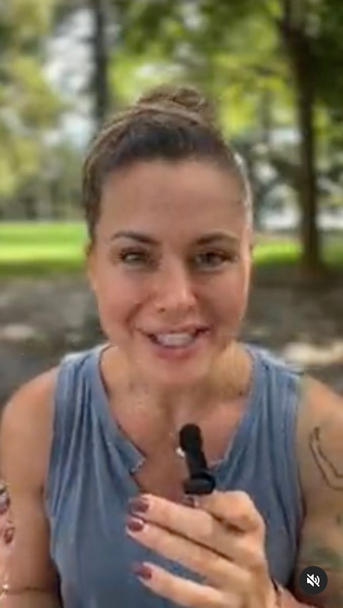 Fitness Influencer Christmas Abbott in Two-Piece Workout Gear Says ...