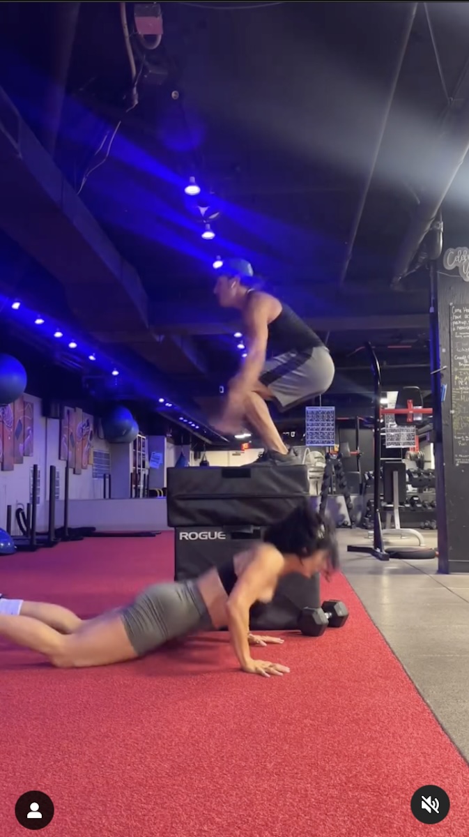 Bodybuilding Star Emily Hayden in Two-Piece Workout Gear Says "Do it ...