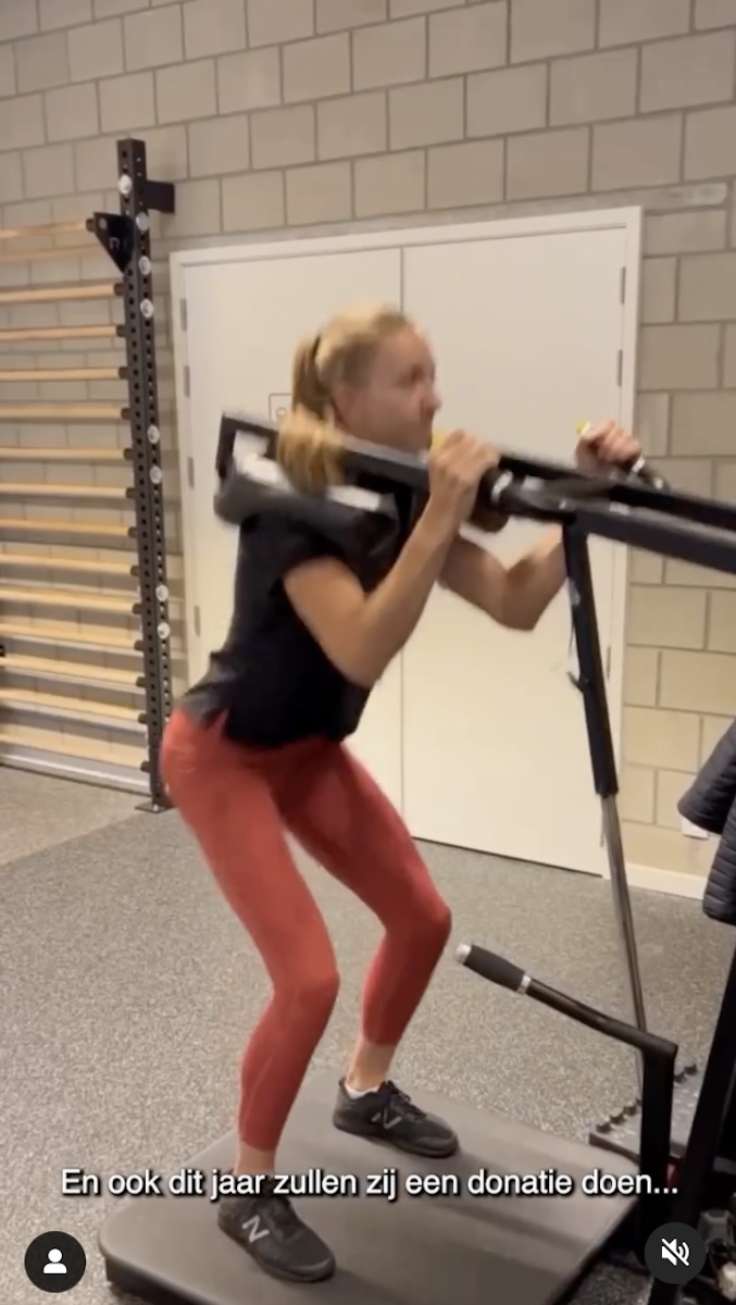 Track and Field Star Femke Bol in Two-Piece Workout Gear Says "All is Good"