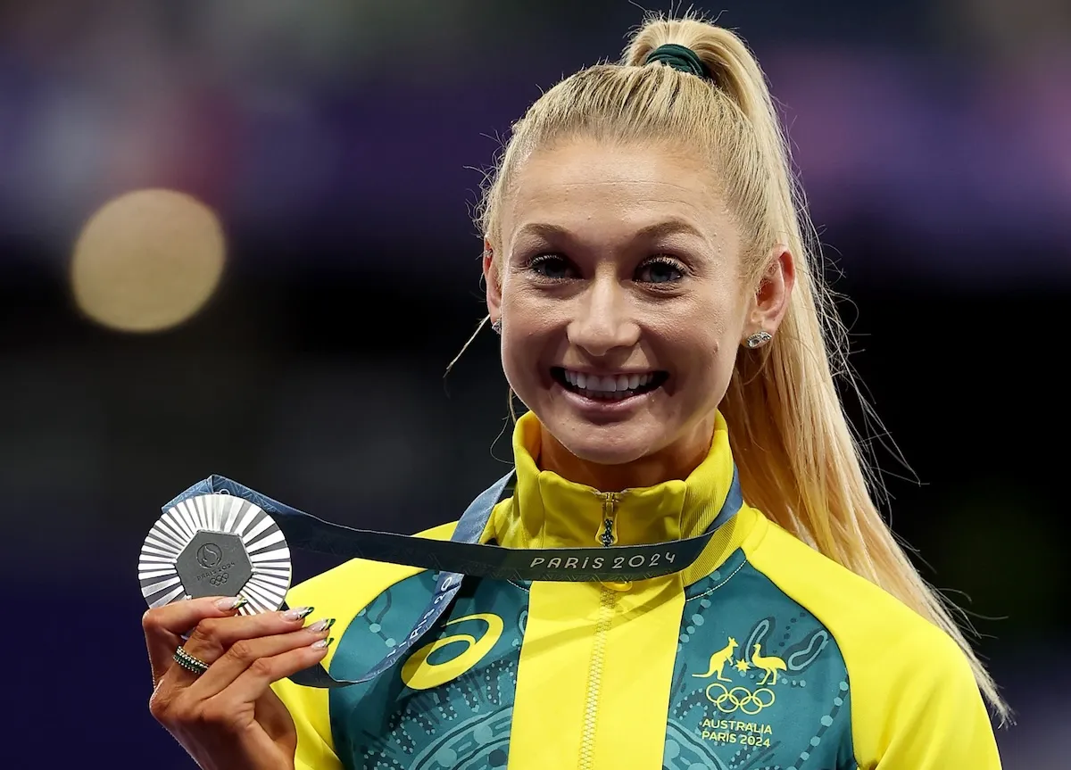 Olympic Medalist Jessica Hull in Bikini Top is "Super Excited"