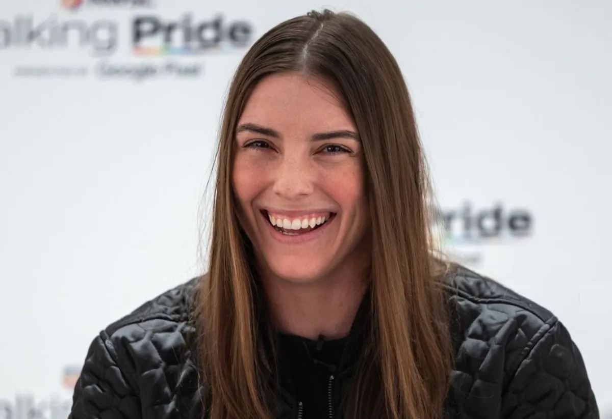 Ice Hockey Star Hilary Knight in Two-Piece Workout Gear is "Here for ...