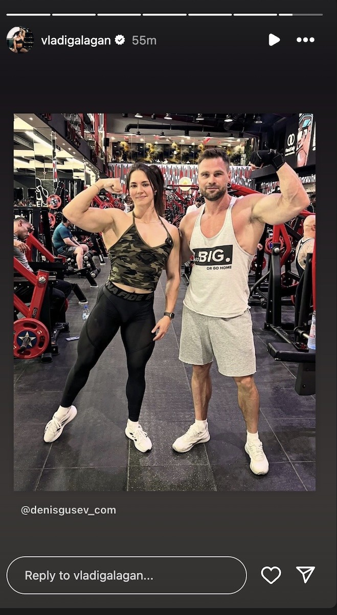 Vladislava Galagan Shows Off Her Muscular Physique and Shares Her ...